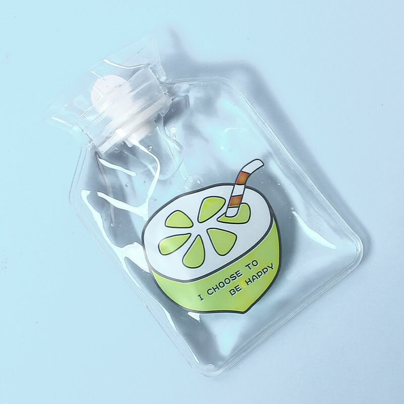 Простая бутылка для горячей воды с впрыском прозрачной воды из ПВХ