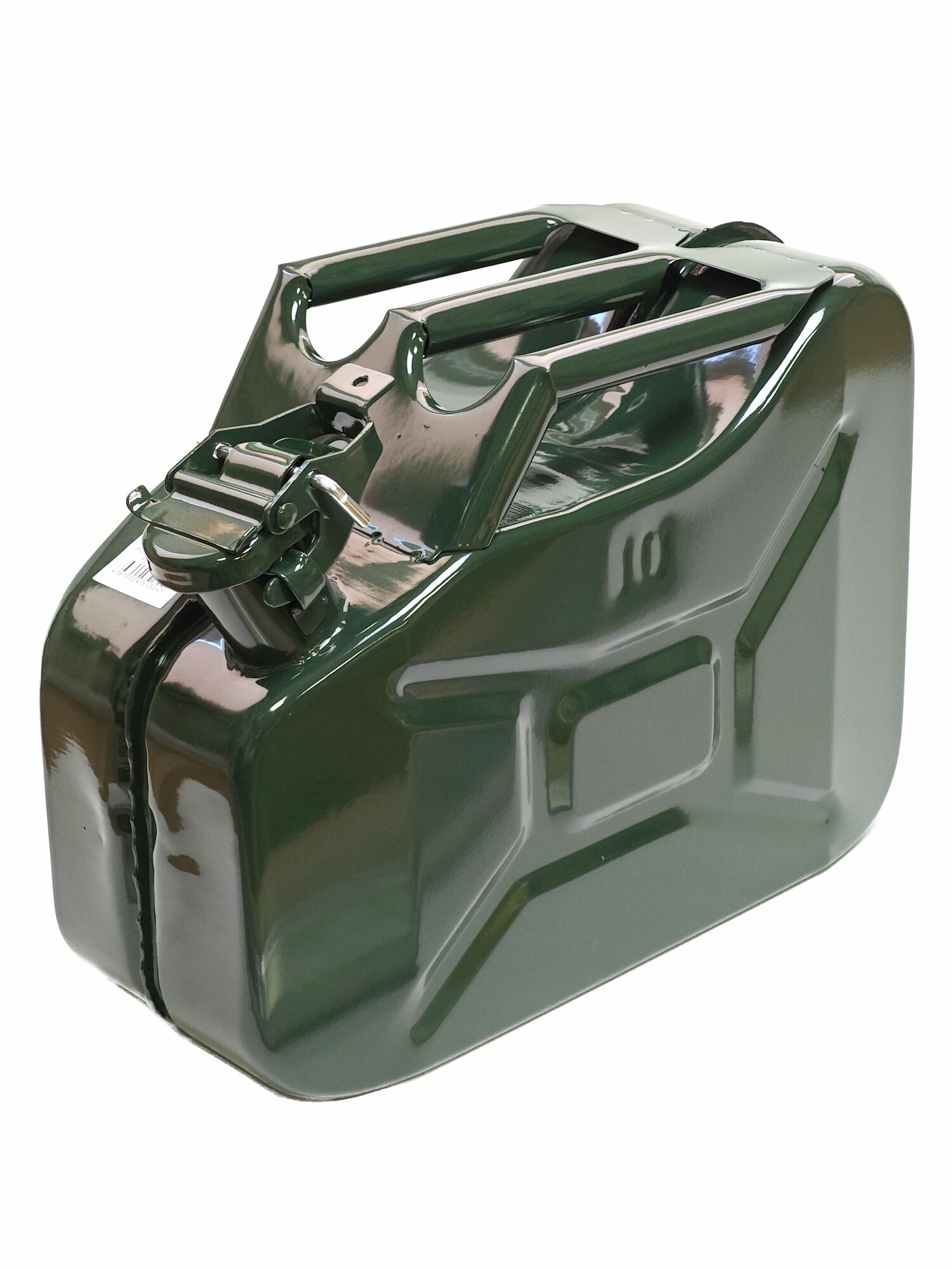 Канистра металлическая 10 литров для ГСМ / Бензина / Дизеля / Солярки / Керосина и пр. горючего, 10лк, МаякАвто