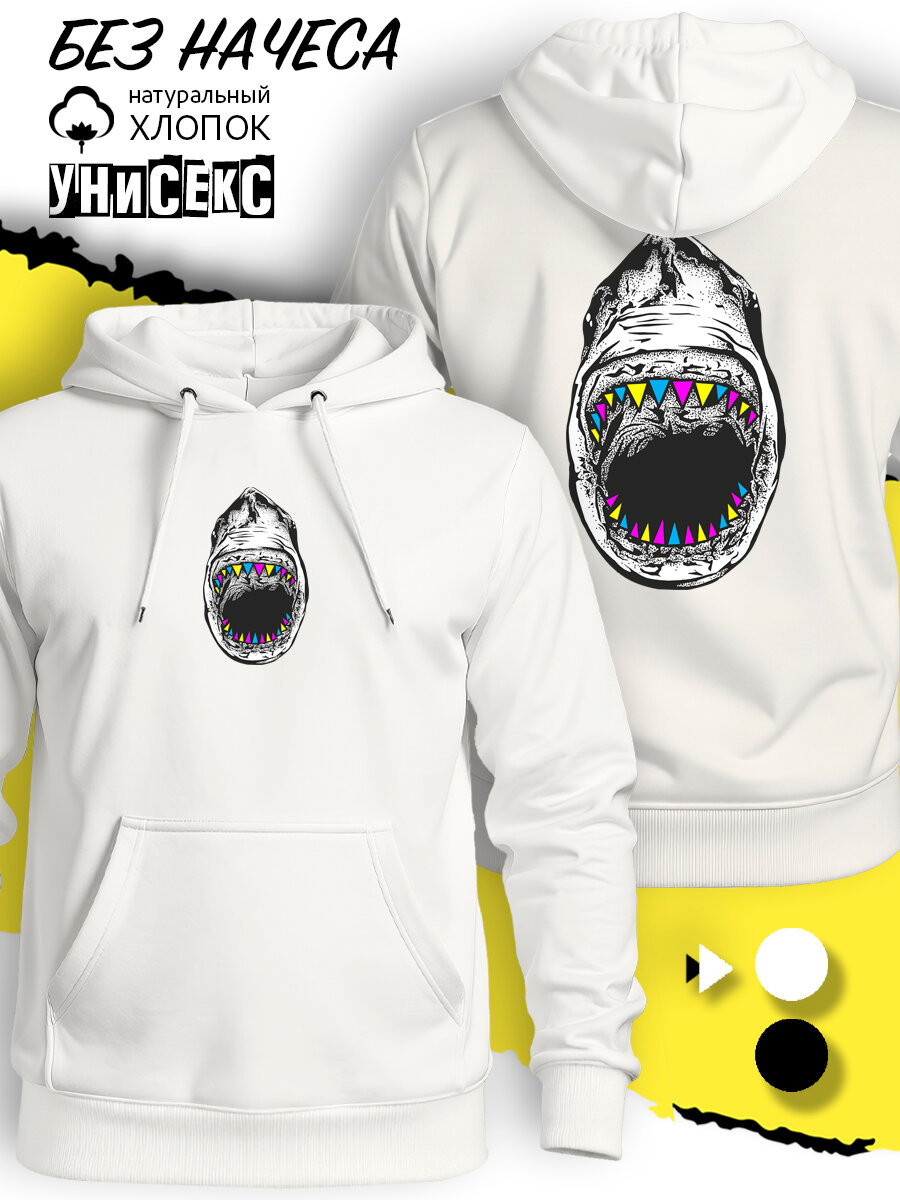 Худи Толстовка свитшот акула арт