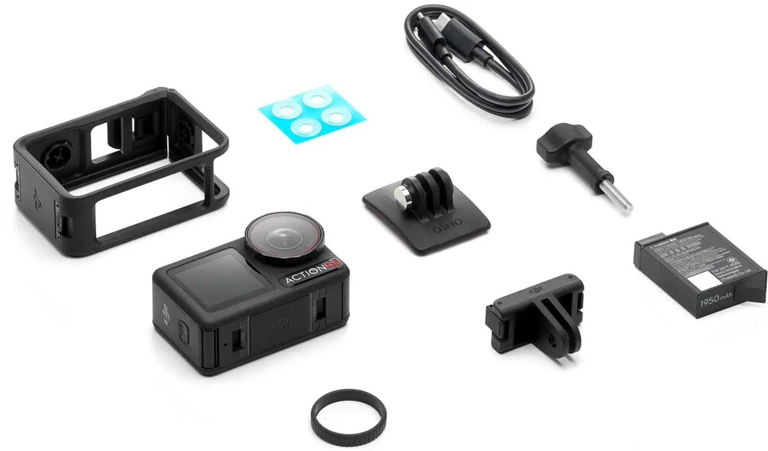 Экшн-камера DJI "Osmo Action 5"Pro Standard Combo, матрица CMOS, матрица 1/1.3", водонепроницаемость