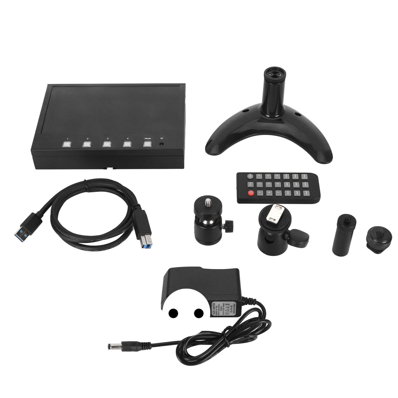 Видеомикшер 4x4 HDMI с USB3.0 и 7-дюймовым монитором, 100-240V, EU вилка