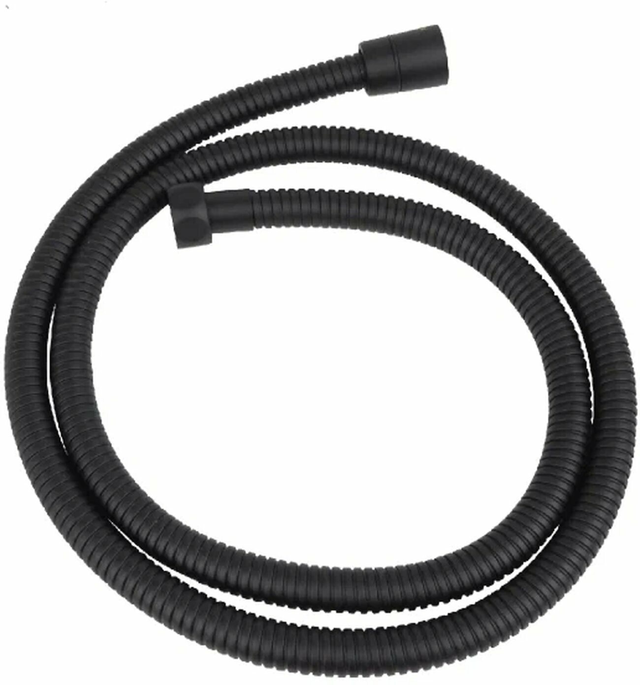 Шланг для душа Aquatek AQ2100MB, нержавеющая сталь, шарнирное соединение, 125 см, черный