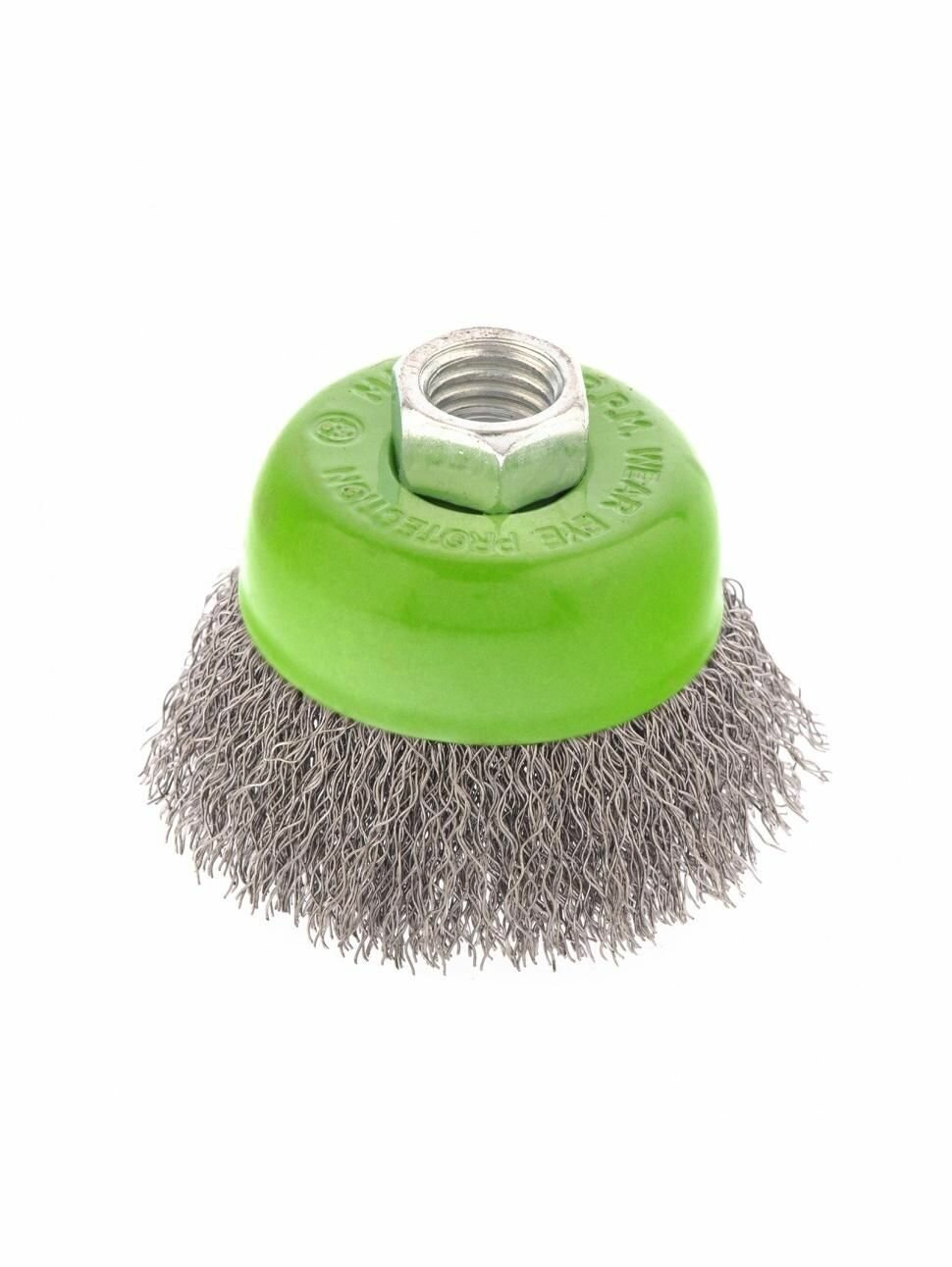 Щетка для УШМ, 65 мм, М14, "чашка", витая проволока 0.3 мм Сибртех 746037