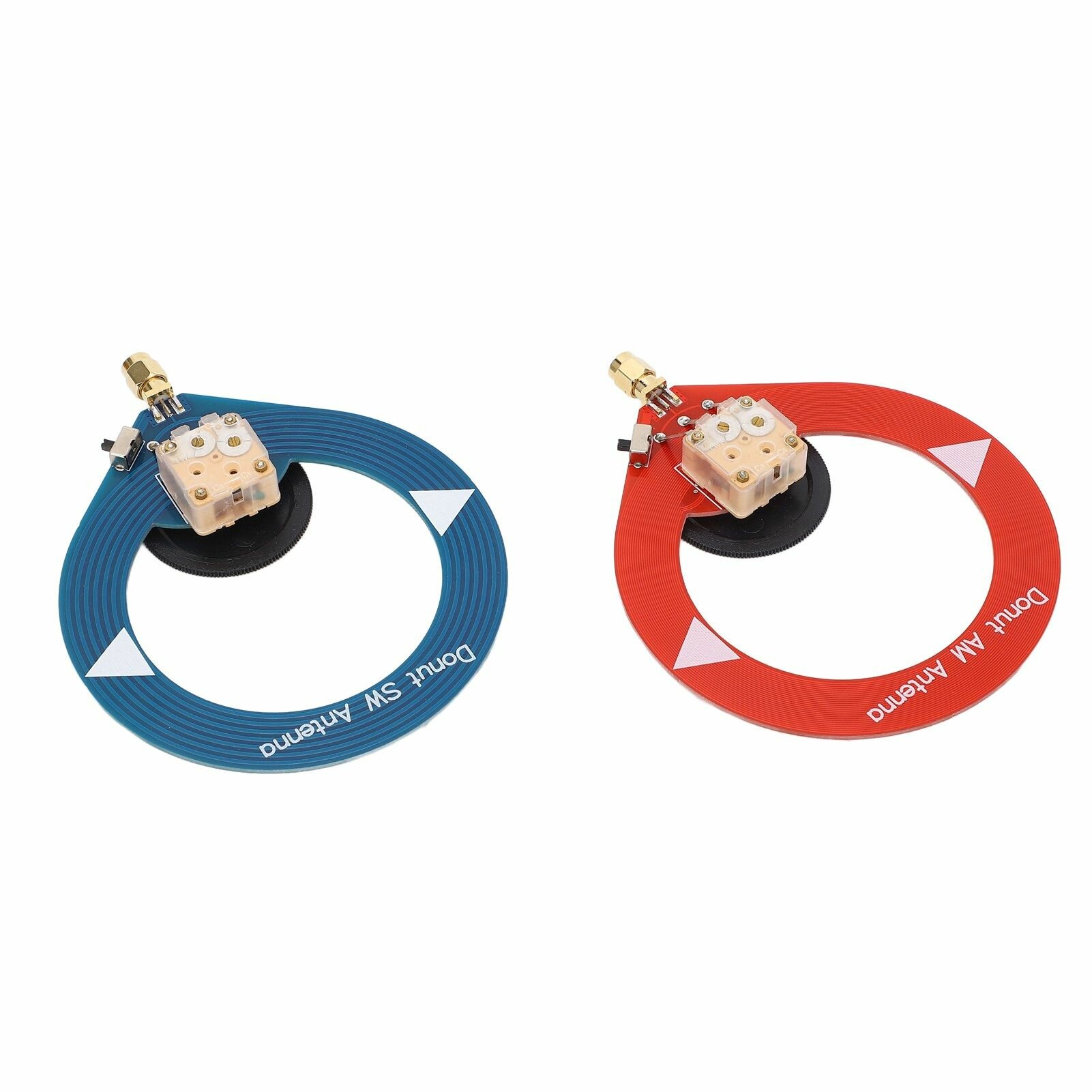 2 шт, пончик AM MW SW, антенна с защитой от помех, портативная мини-петлевая антенна для коротковолнового радио