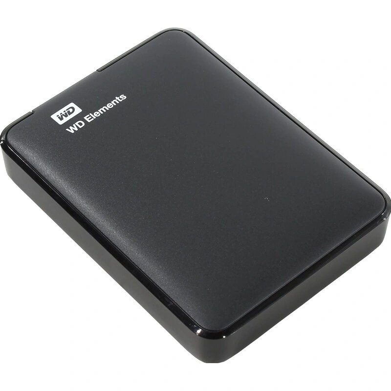 Внешний жесткий диск HDD (накопитель) Western Digital Elements Portable 1 ТБ USB 3.0 (WDBUZG0010BBK-WESN)