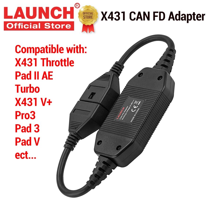 Автомобильный диагностический сканер LAUNCH X431 CAN FD для X431 V/V +/ PAD III/ PRO3/ PRO3S +/Pad II, CAN FD Adapter