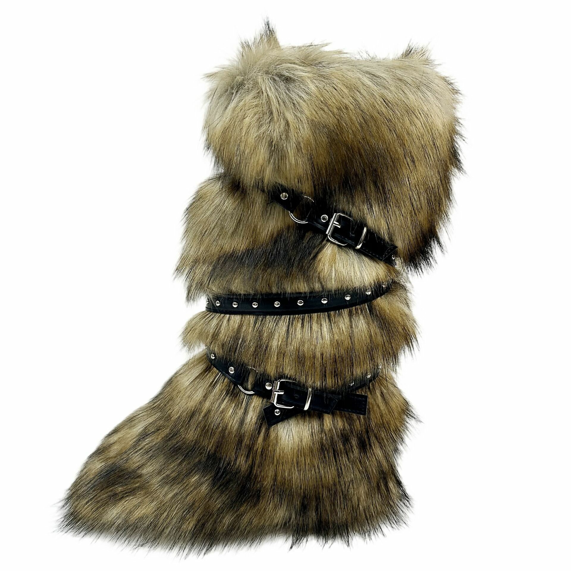 Y2K сексуальные высокие зимние сапоги для горячих девушек, новые меховые сапоги с пряжкой на ремне 2025 года