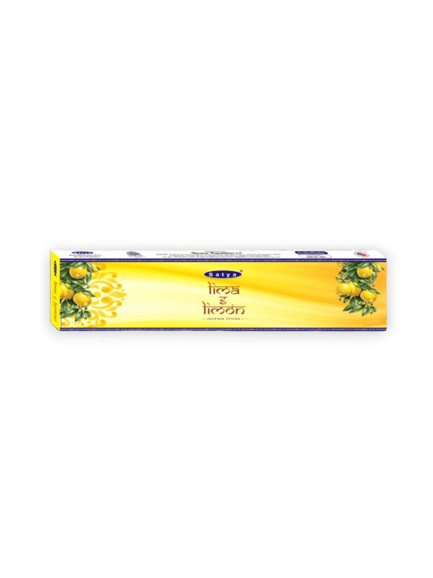 Satya LIME LEMON Incense (Благовония лайм лимон, Сатья), 18 г.