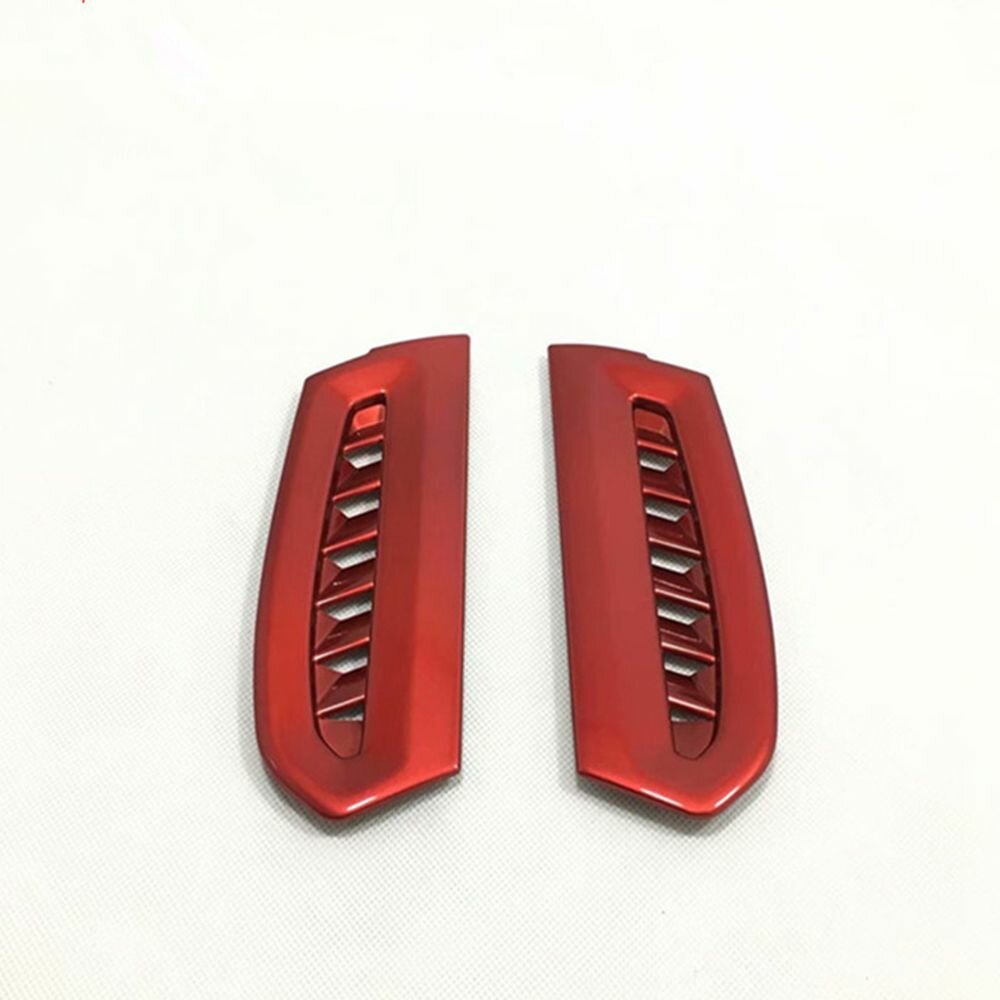 2шт Внутренняя Отделка ABS Красной Боковой Крышки Воздуховода Для Toyota Camry 2018-2024