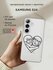 Чехол на Samsung Galaxy S24 / Самсунг S24 с принтом "Влюблённые котики рисунок 3...