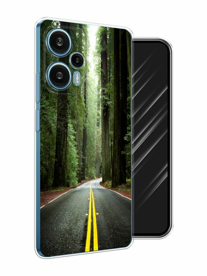 Чехол на Xiaomi Redmi Note 12 Turbo/Poco F5 / Сяоми Редми Ноут 12 Турбо/Поко Ф5 с принтом "Лес 17"