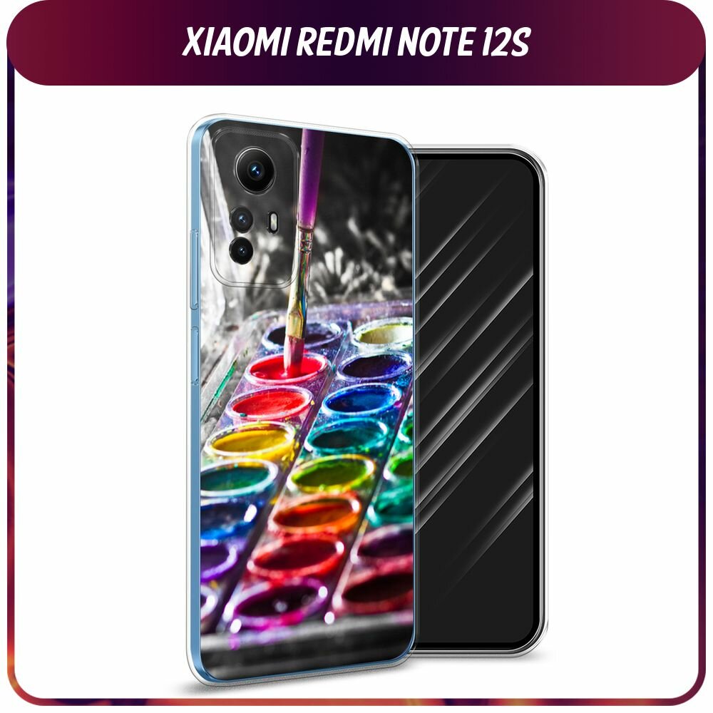 Чехол на Xiaomi Redmi Note 12S / Сяоми Редми Ноут 12S с принтом "Палитра красок"