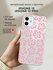 Чехол на Apple iPhone 12/12 Pro / Айфон 12/12 Про с принтом "Простые розовые цве...