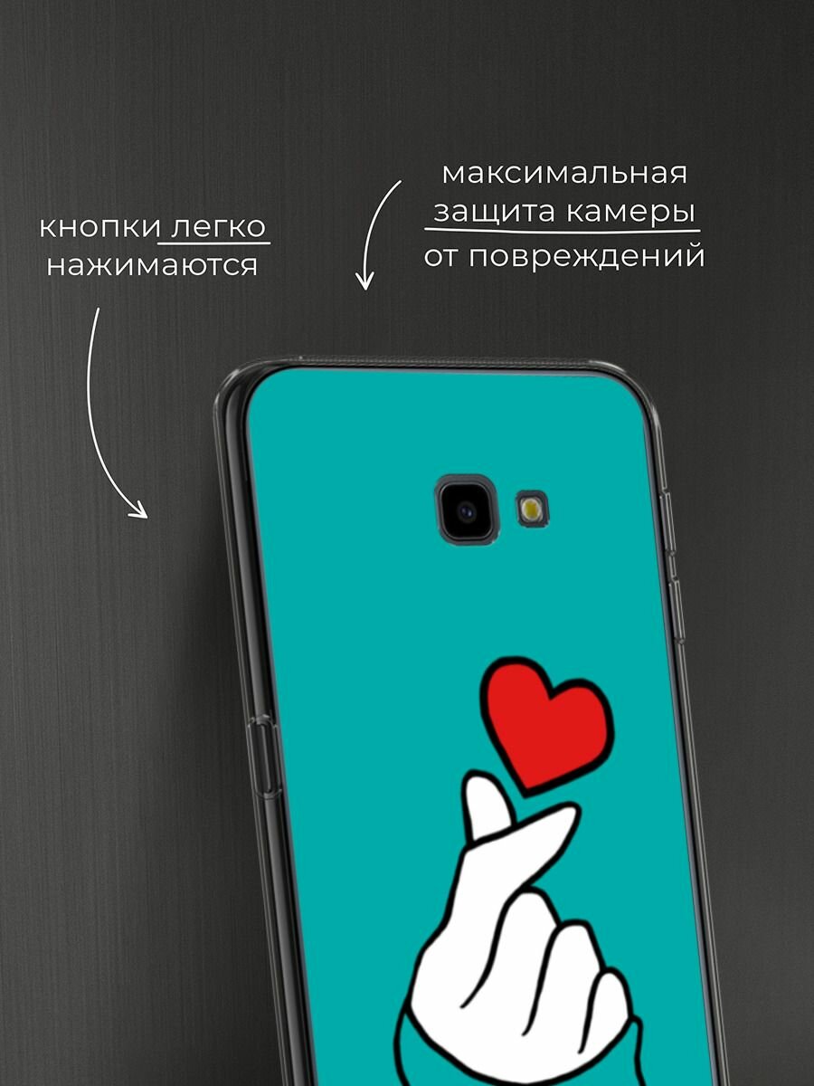 Чехол на Samsung Galaxy J4 Plus 2018 / Самсунг J4 Plus 2018 с принтом "Маленькое сердечко" — фото 1