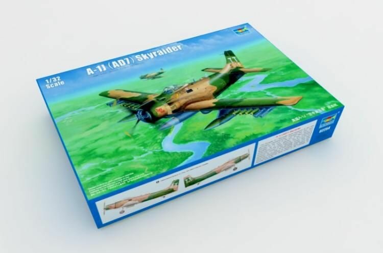 Trumpeter 1/32 02254 A-1J AD-7 Skyraider сборная модель самолета