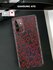 Чехол на Samsung Galaxy A72 / Самсунг Галакси А72 с принтом "Легкие бордовые сер...