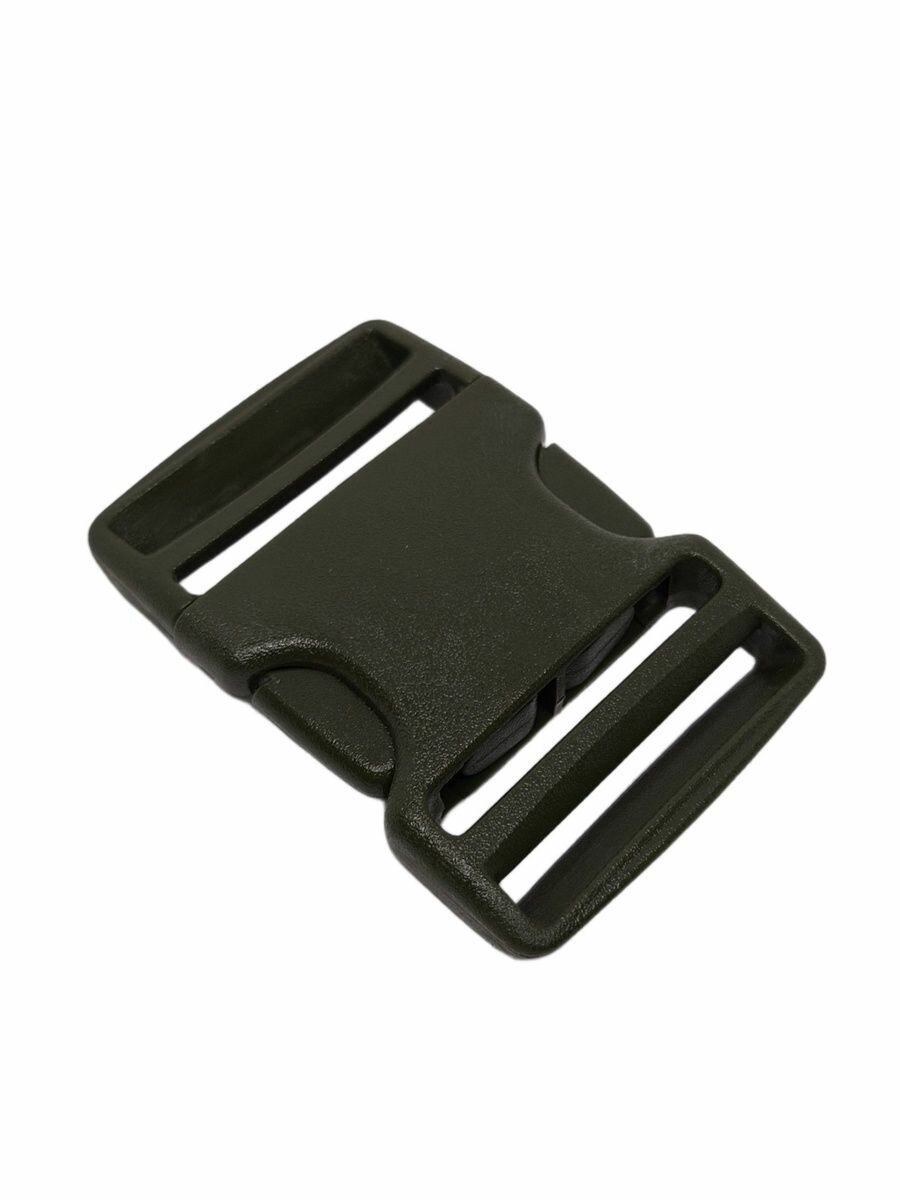 Пряжка-замок Фастекс FD-50 A Темный хаки двухсторонняя