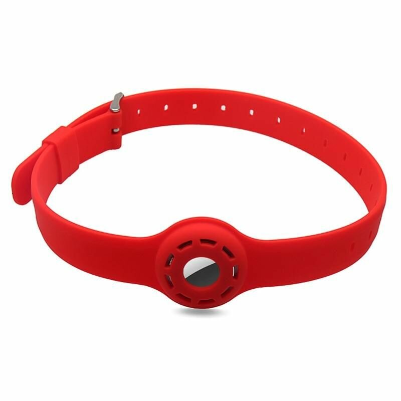 Ошейник для Apple AirTag, красный