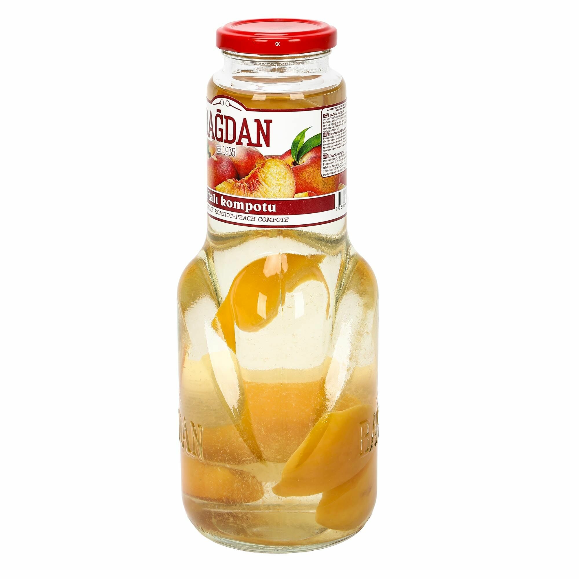 Компот Bagdan персиковый 1 л