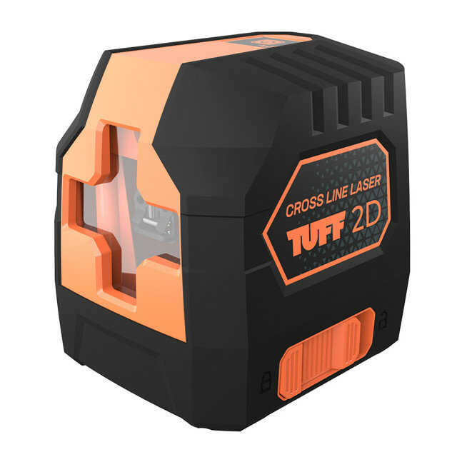 TUFF лазерный нивелир 2D с дальностью до 15 м для точного выравнивания поверхностей