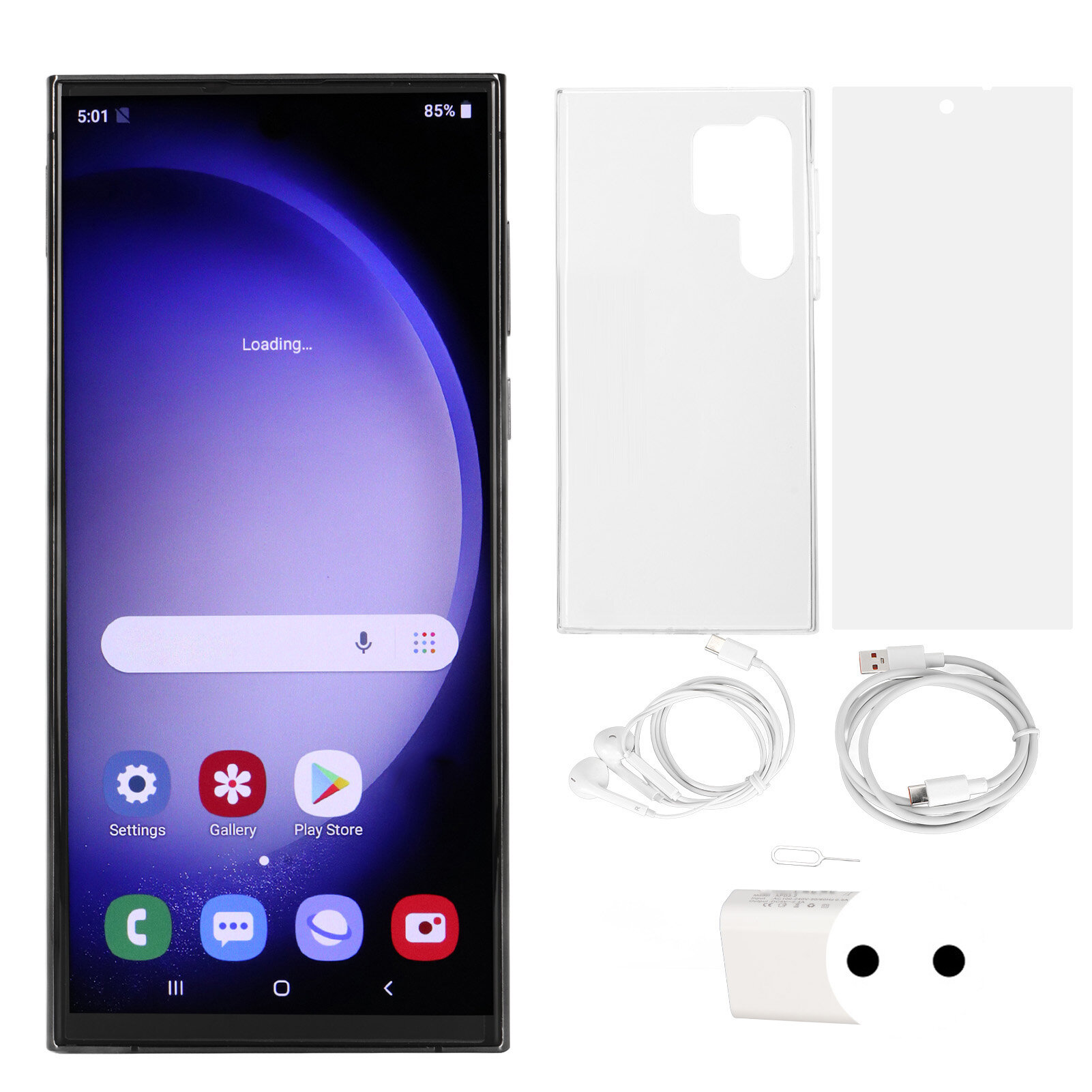 6.8 В разблокированных смартфонах со встроенными ручкой 100–240 В 6800 мАч 16MP 32MP для Android 12.0 8GB 256 ГБ типа C Face Face Разблокировка 4G Мобильный телефон Black Eu Plugure