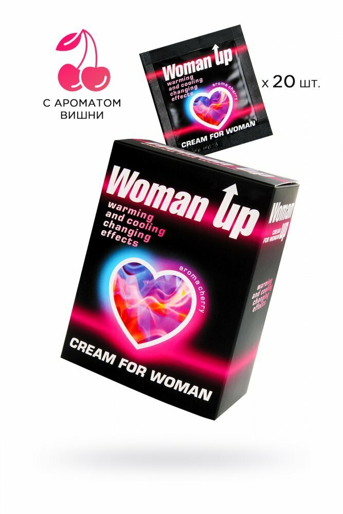 Возбуждающий крем Woman Up для женщин с ароматом вишни, 1.5 г