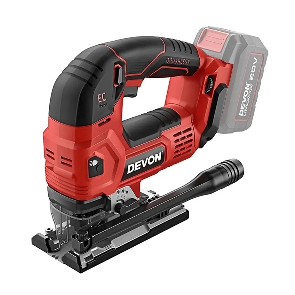 Аккумуляторный лобзик DEVON 5832-LI-20E, 20 В, 120 мм без аккумулятора и ЗУ