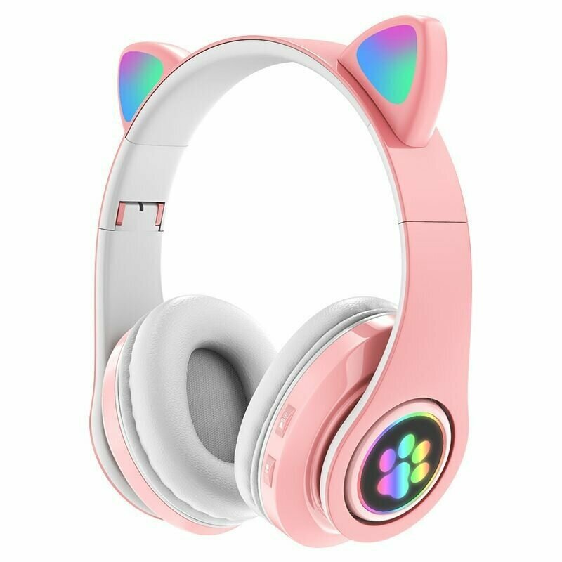 Беруши B39M, затычки для ушей, Bluetooth 5.0, с микрофоном, складные, розовые