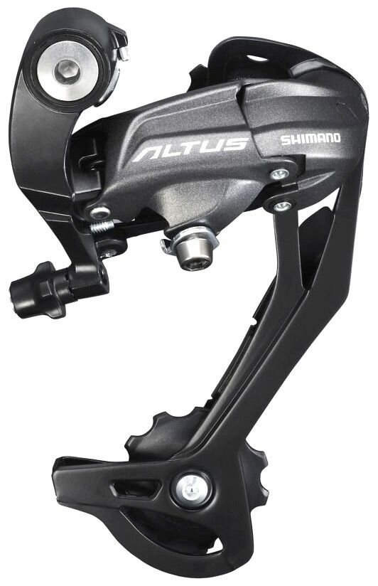 Переключатель задний Shimano Altus RD-M370 SGS на 9 скоростей.
