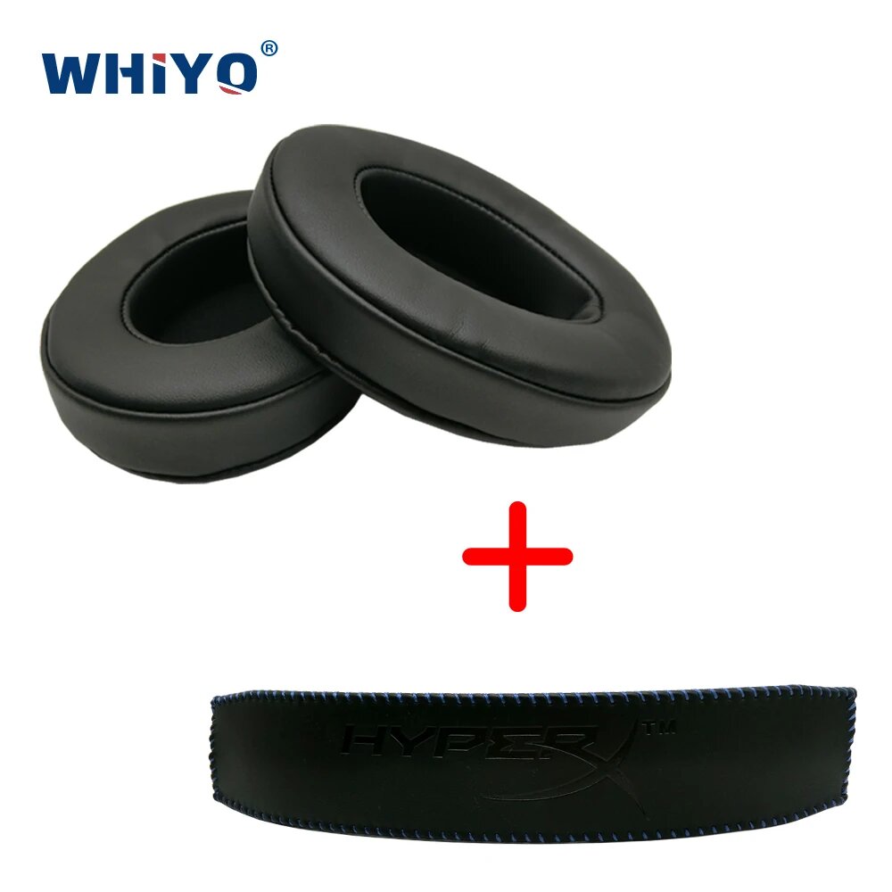 WHIYO Амбушюры для HyperX Cloud Alpha Leather-Blue