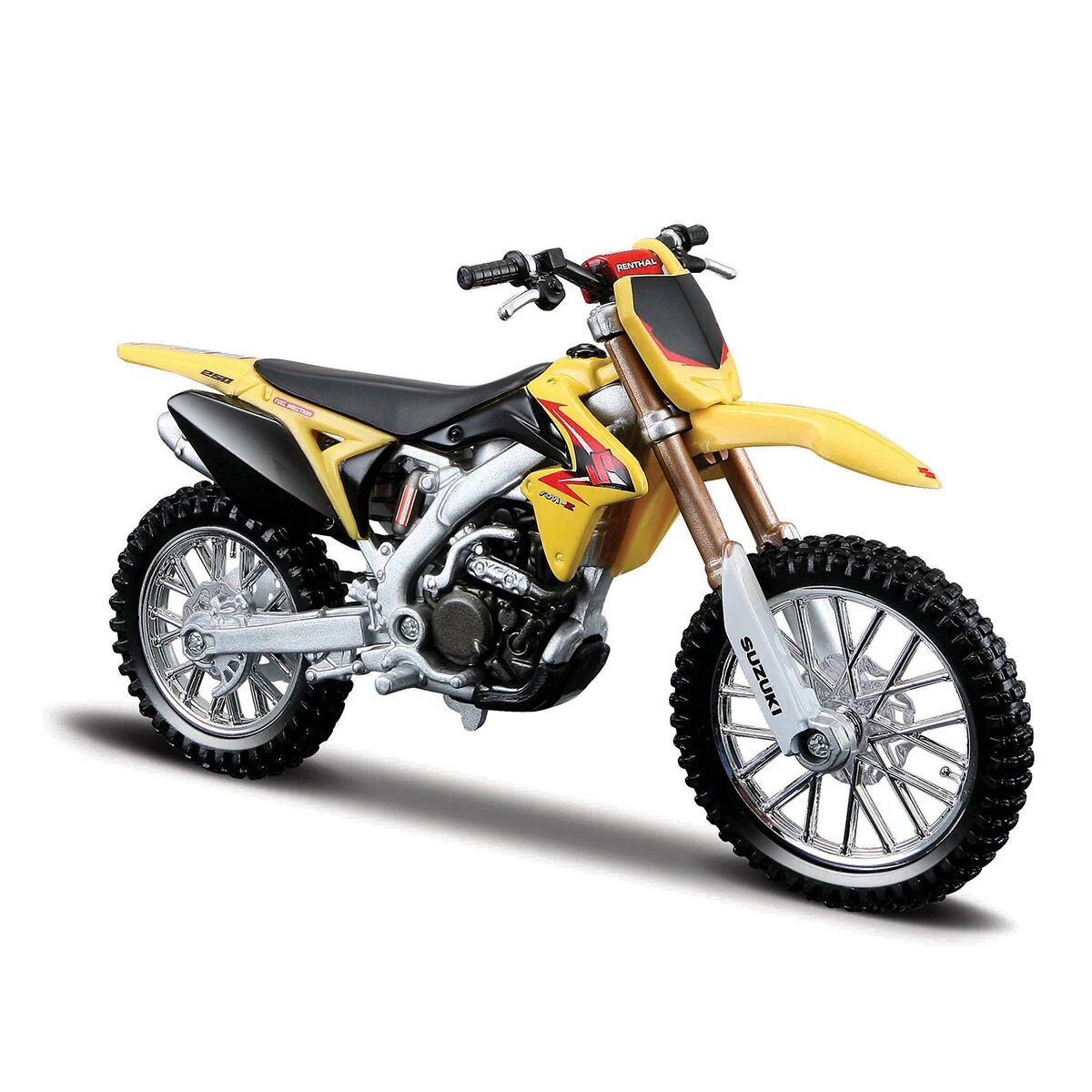 Bburago Suzuki RM-Z450 металлическая модель мотоцикла 1:18
