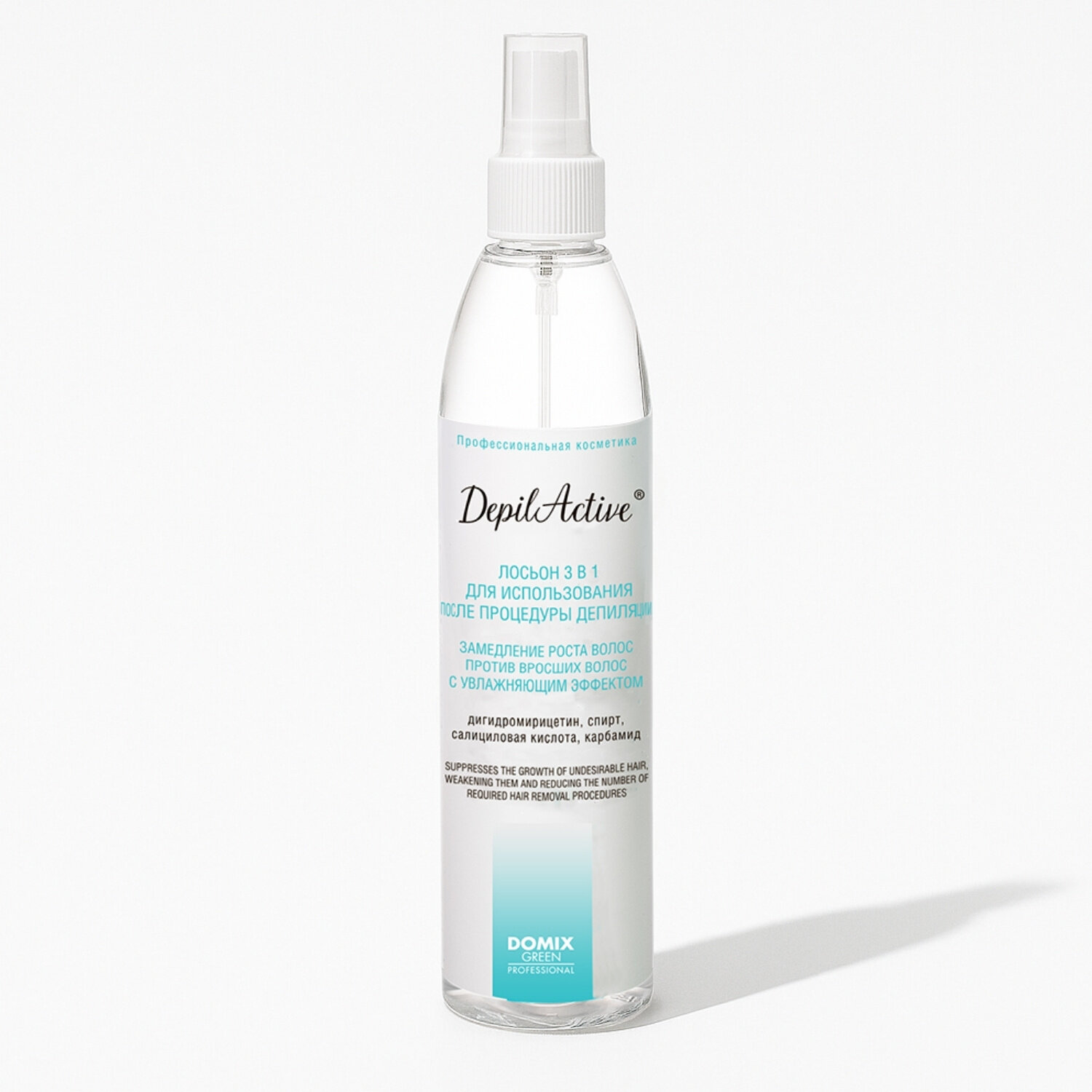 Лосьон увлажняющий 3 в 1 после депиляции Domix Green DepilActive 320 мл