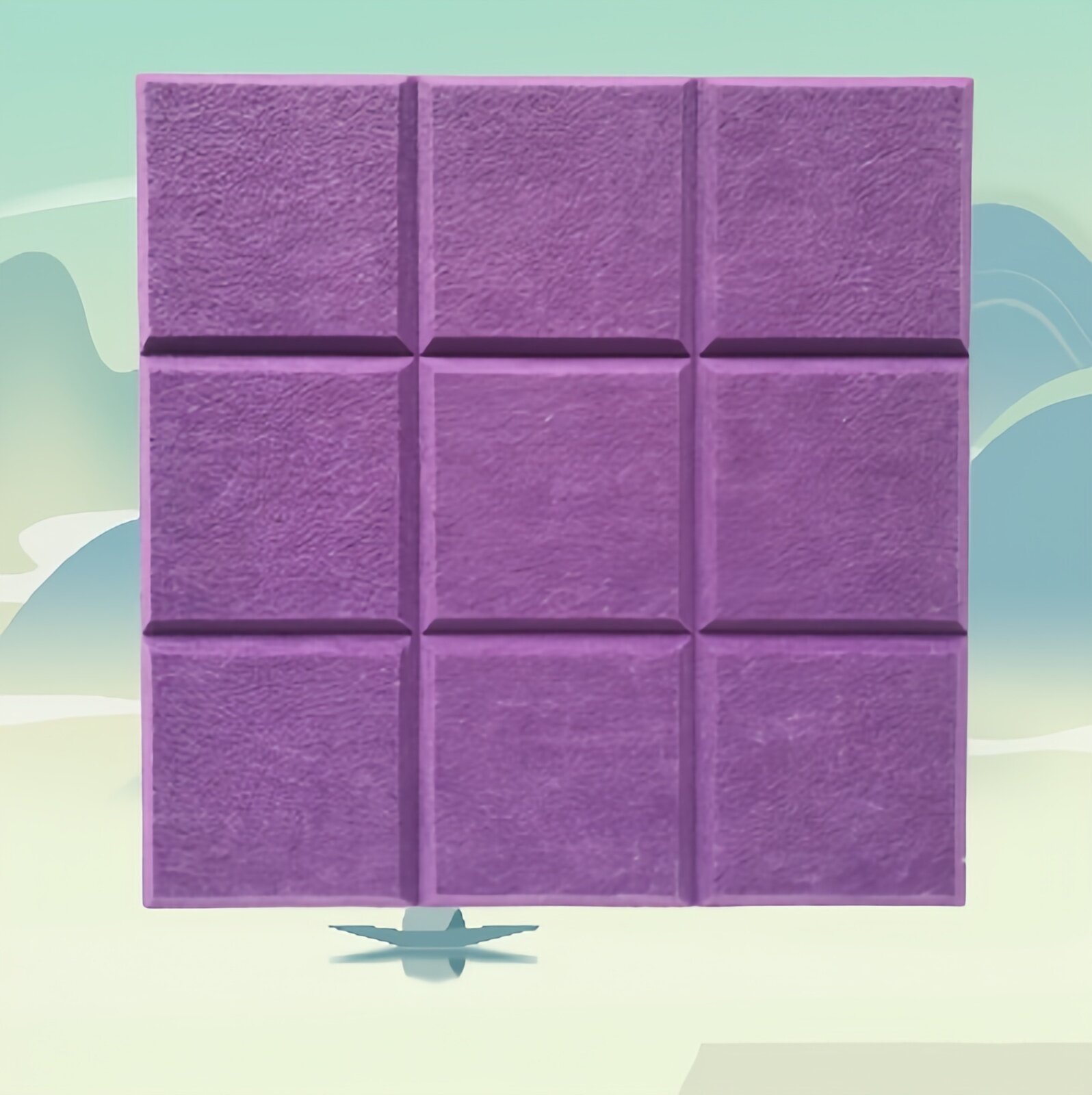 Самоклеящаяся стеновая звукопоглощающая доска из войлока из полиэфирного волокна 0,3 см 0,3 см, 12 шт.