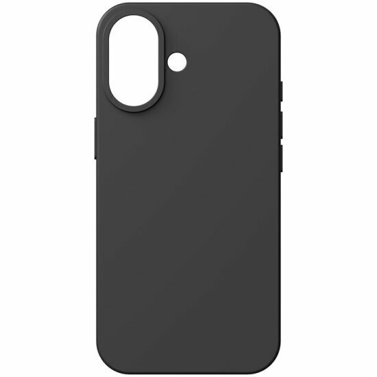 Силиконовый чехол Borasco для Apple iPhone 17, черный