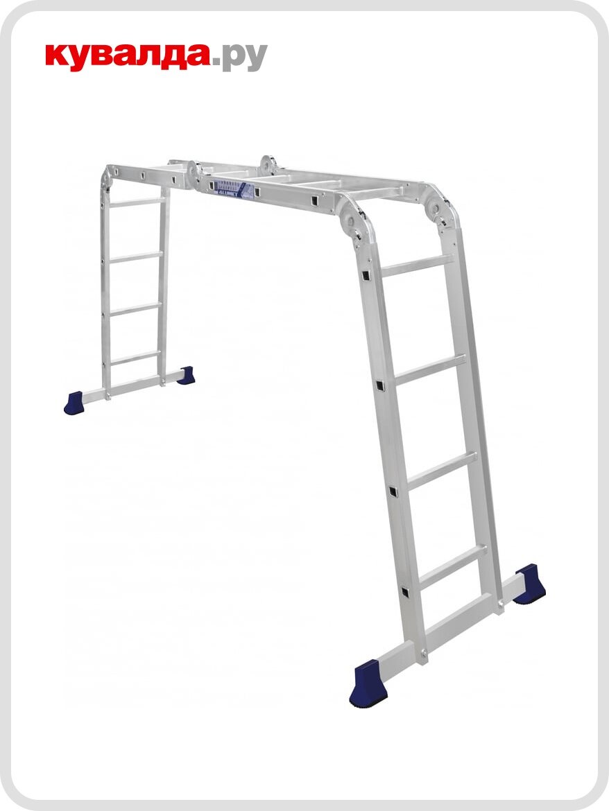 Лестница-трансформер алюмет TL-4034 2х3 2х4 облегченная