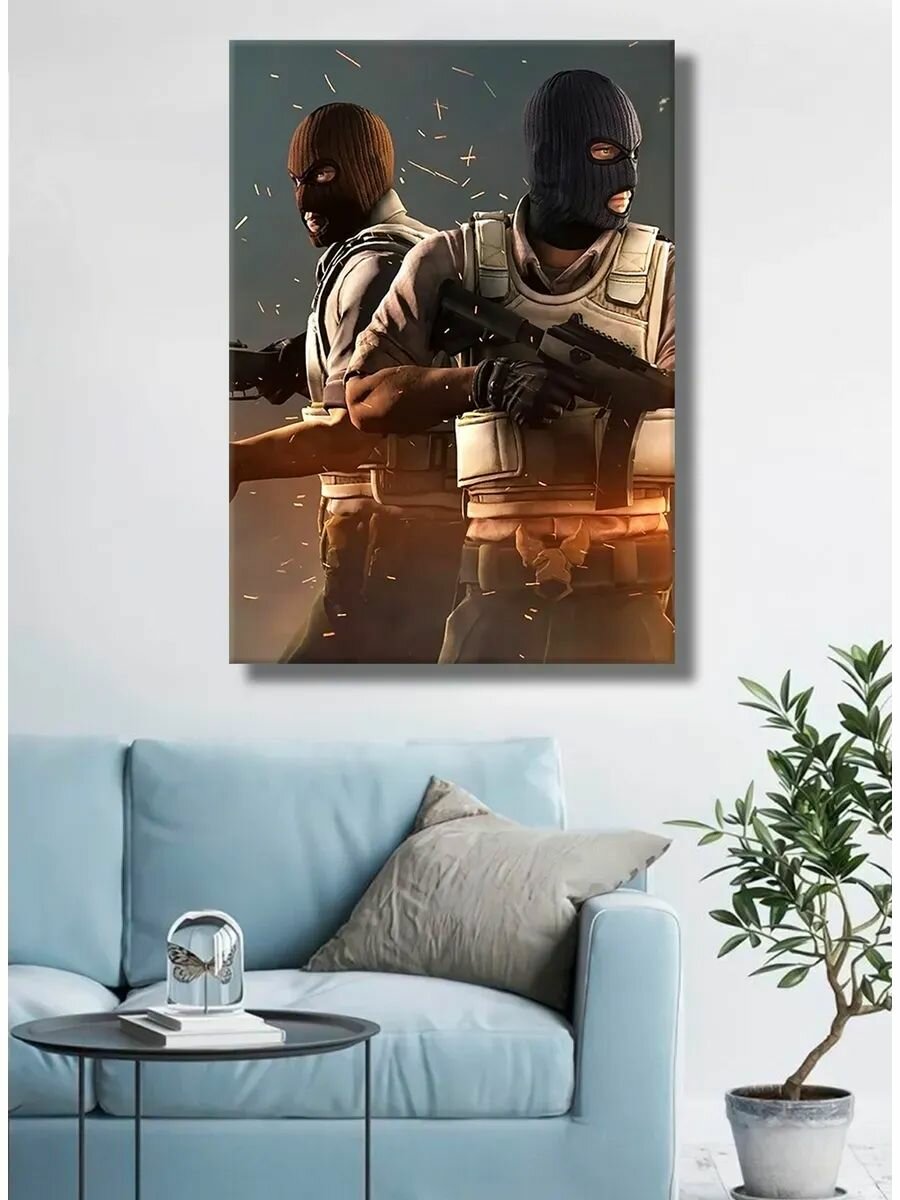 Картина "Тени конфликта", интерьерная 30х40см 1шт.