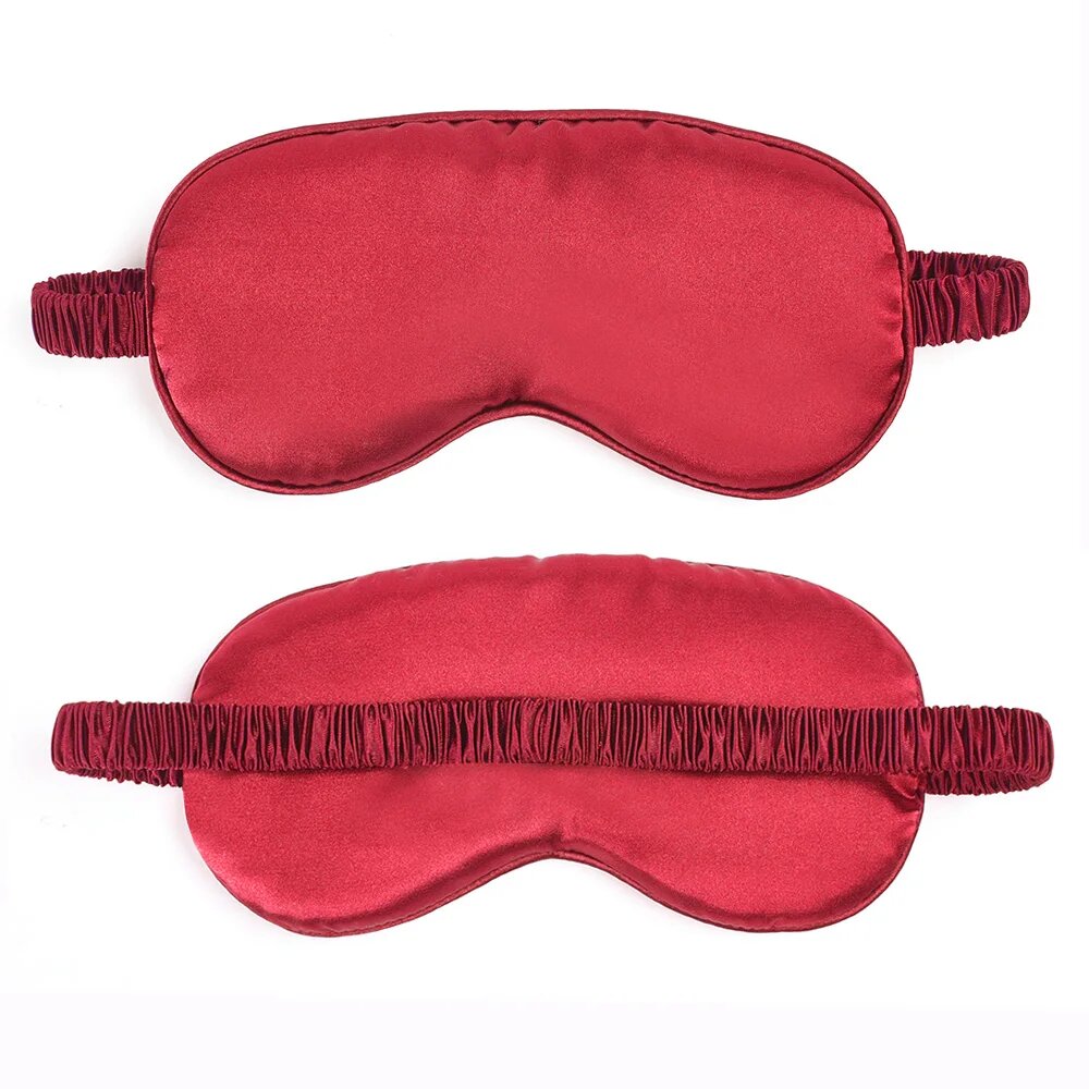 Шелковая маска для сна Red