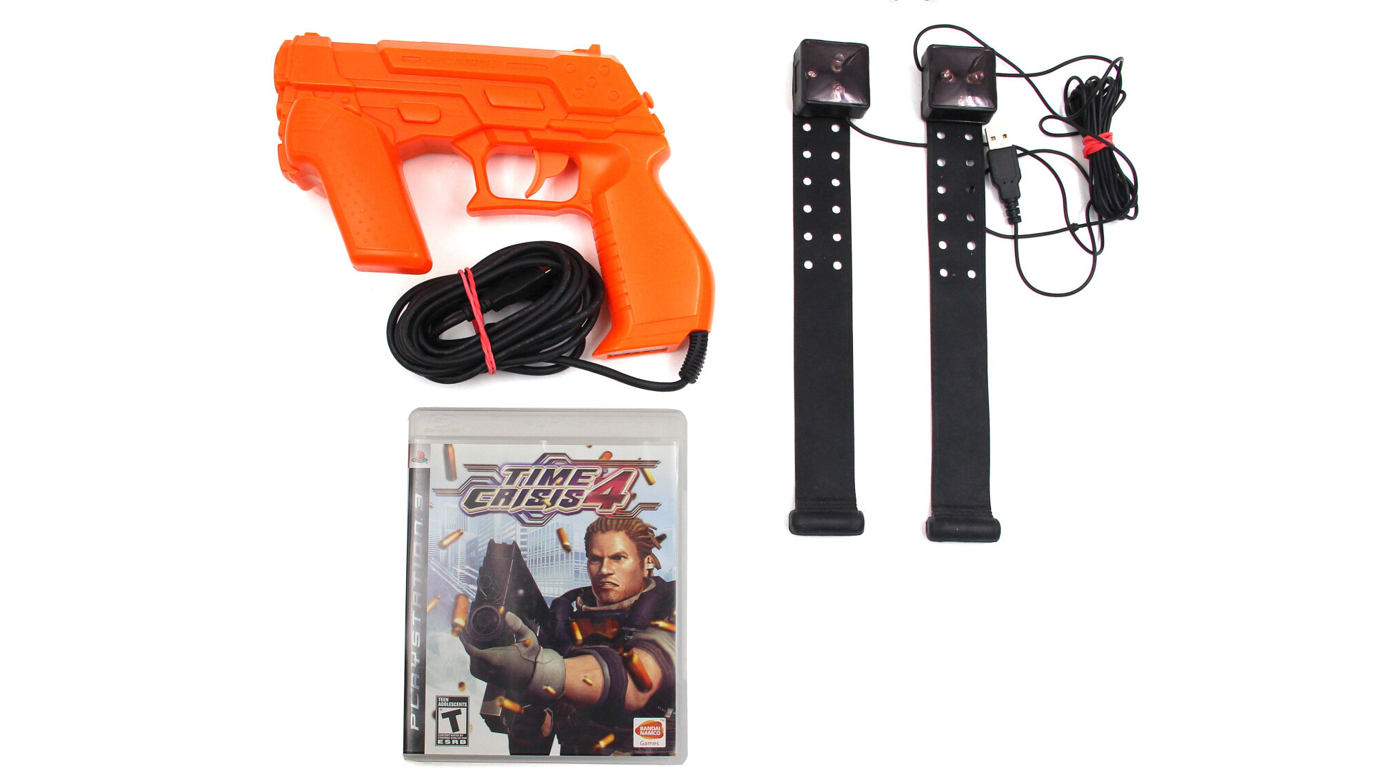 Пистолет GunCon 3 + Time Crisis 4 + Датчики для PS3