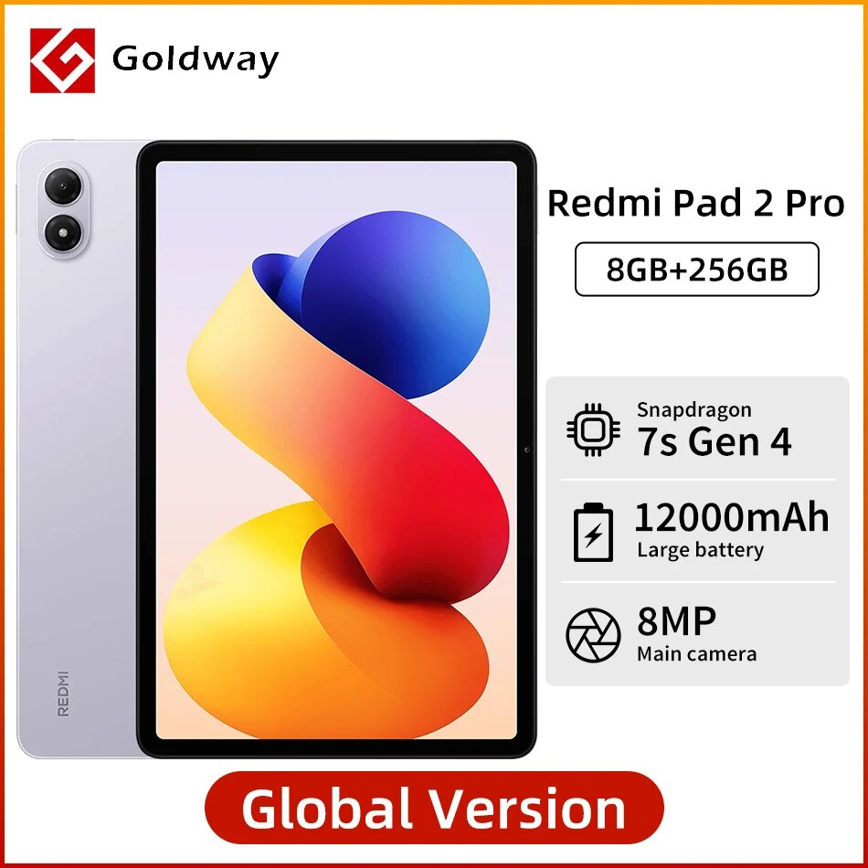 Планшет Xiaomi Redmi Pad 2 Pro, 12.1", 8/256ГБ, Wi-Fi, Android