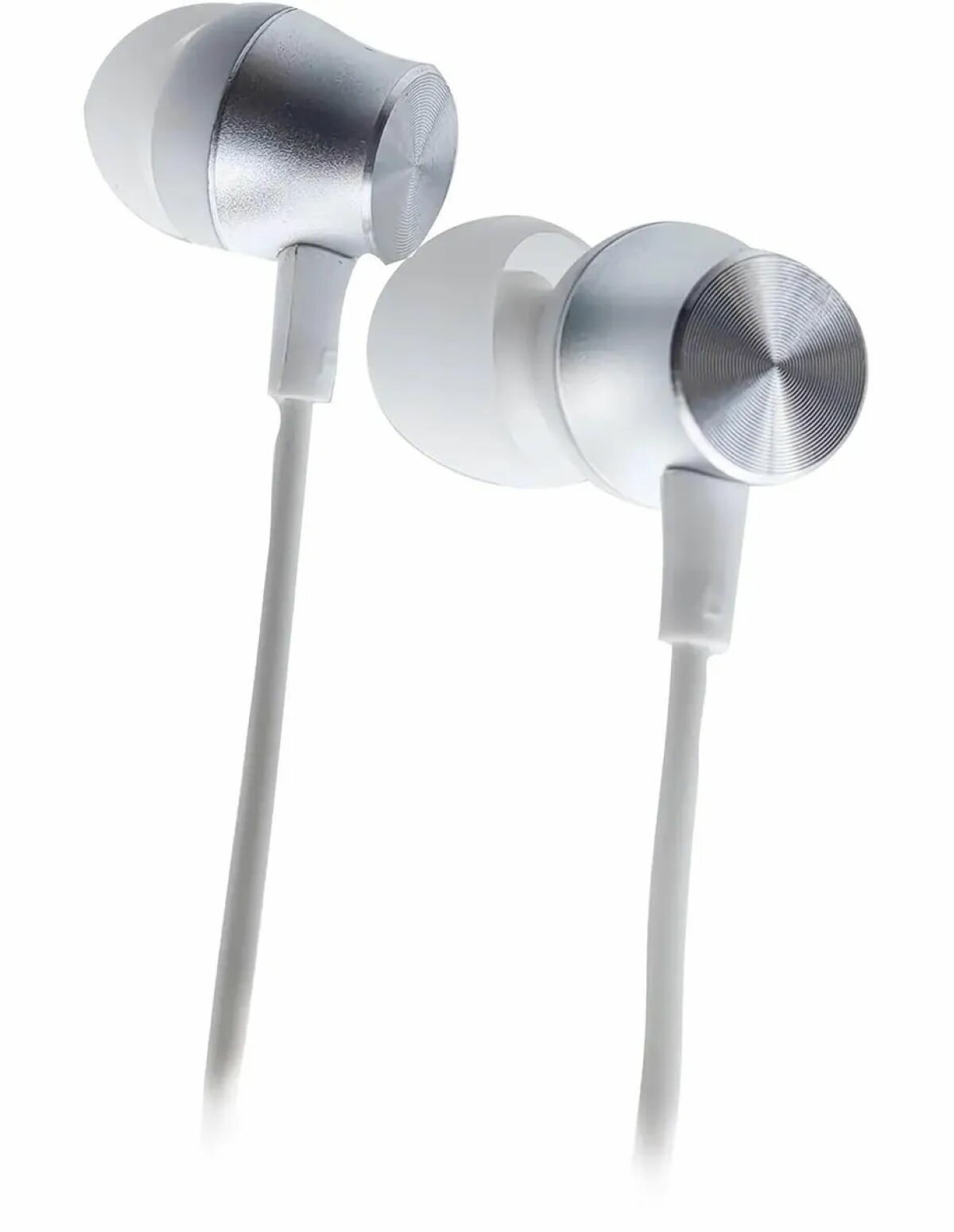 Наушники Oklick HS-S-240, внутриканальные, белый провод 1.2 м