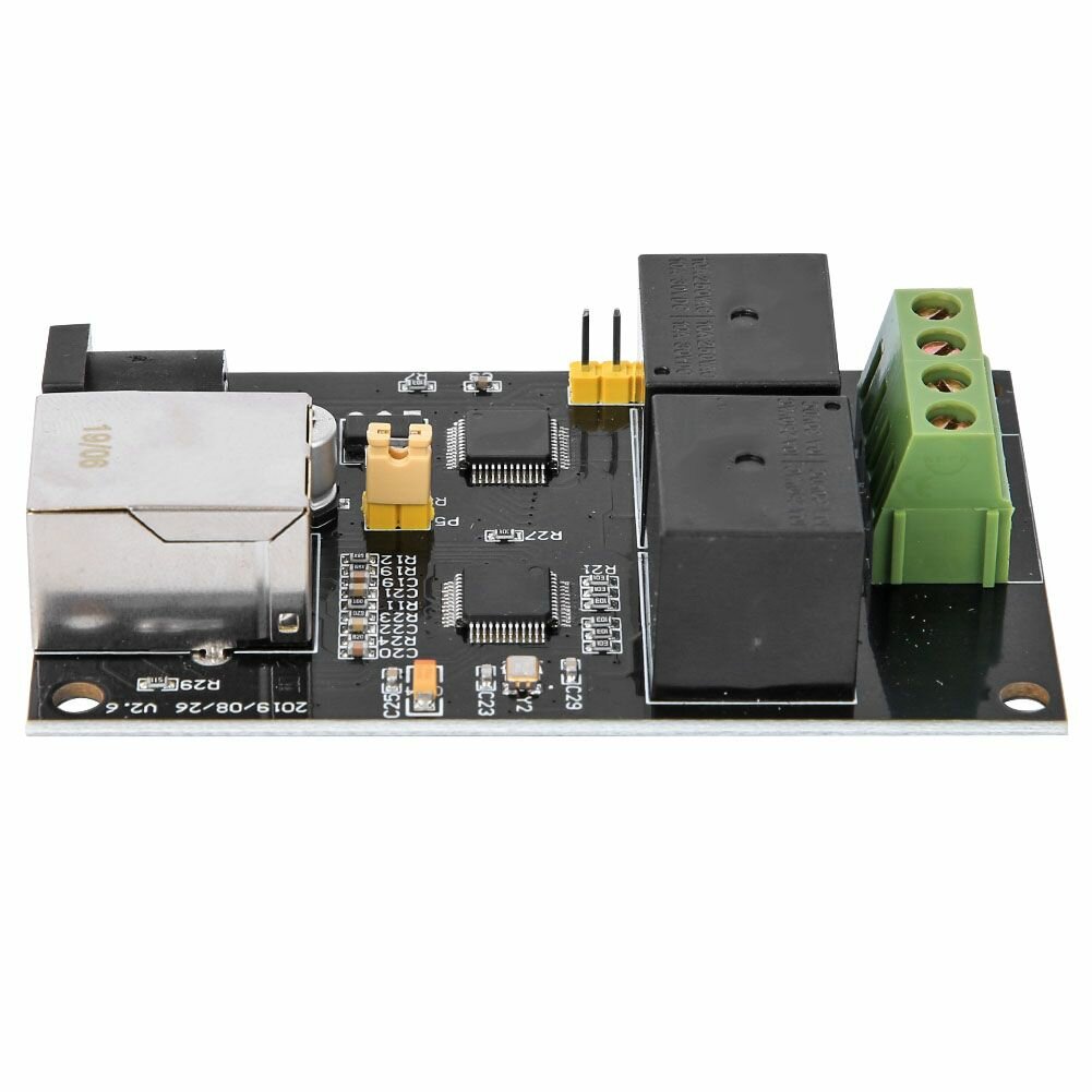 Модуль контроллера 2-стороннего Ethernet TCP IP, плата интернет-реле, контроллер удаленного коммутатора для сетевой автоматизации и управления устройствами