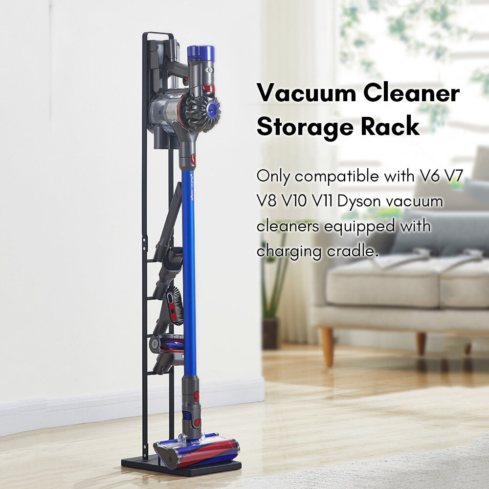 Подставка для пылесоса Dyson V6 V7 V8 V10 V11, металлическая, напольная, с органайзером для аксессуаров