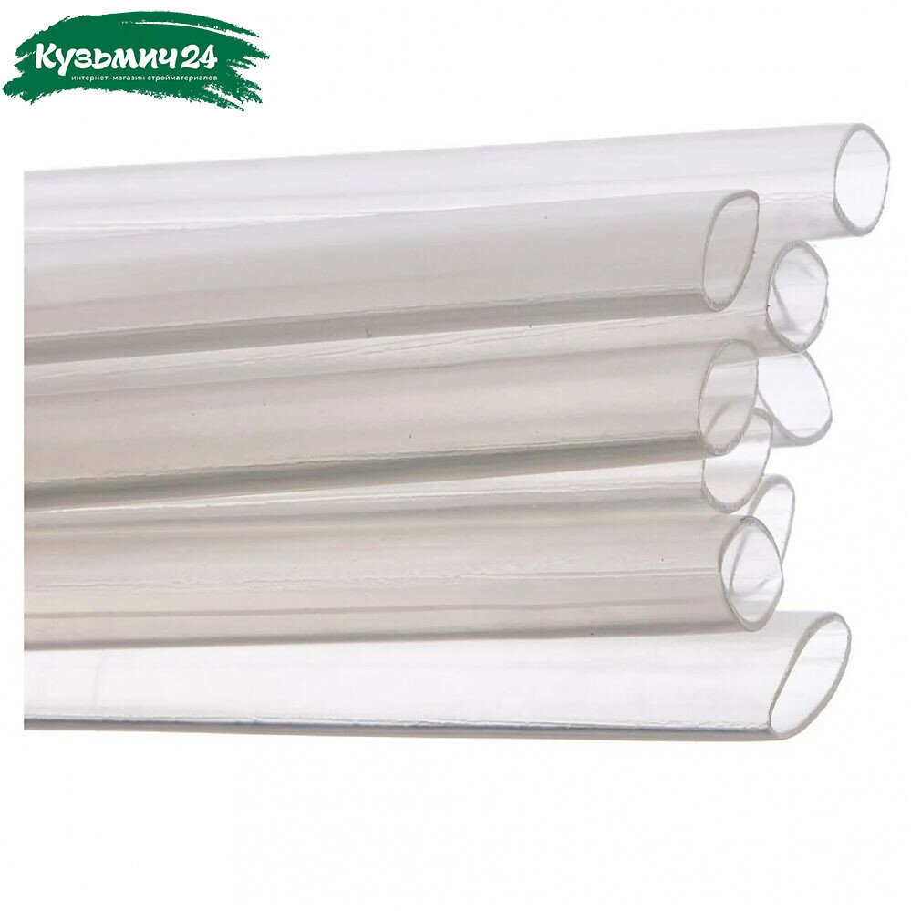 Трубка термоусадочная КВТ клеевая ТТК-(3:1)-12/4 59686, прозрачная, без подавления горения