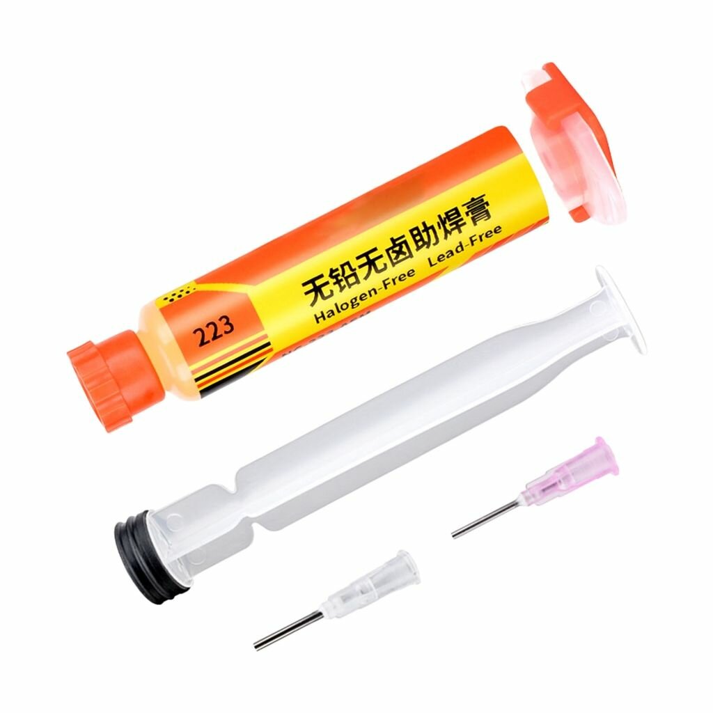 RMA-223 бессвинцовая галогенная паяльная паста 10 мл