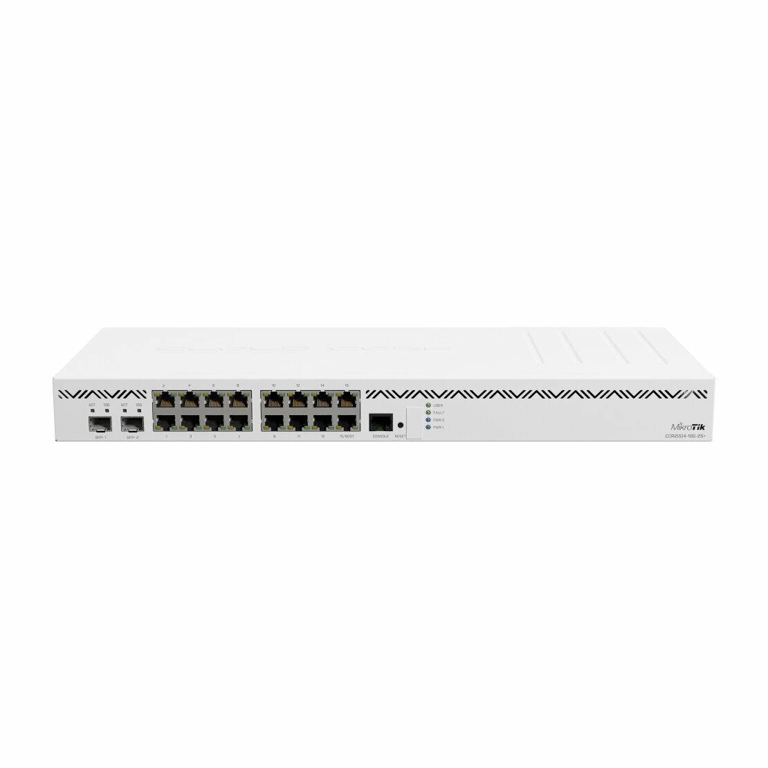 Маршрутизатор MikroTik CCR2004-16G-2S+, 16х1Gbit RJ45, 2х10Gbit SFP