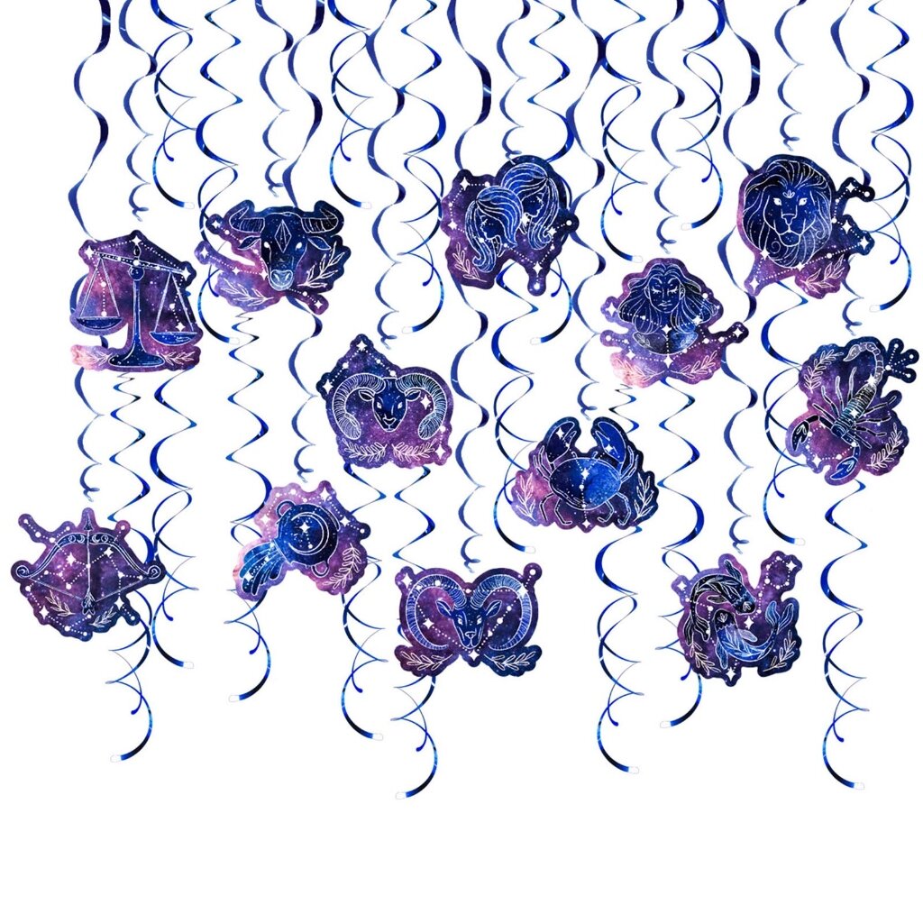 Набор подвесных украшений в космическом стиле для детской комнаты