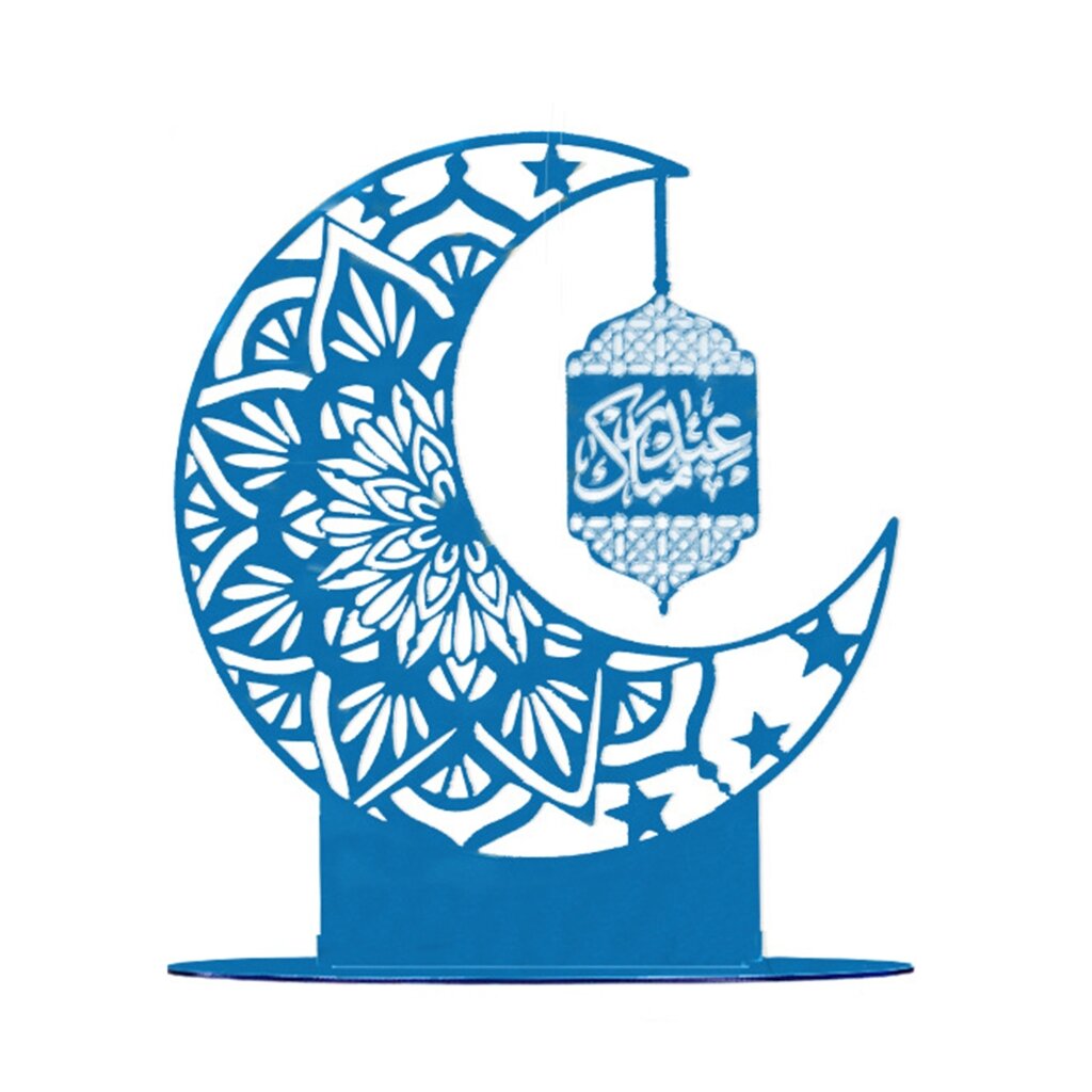 Украшение для праздника Ид Замок Луны Акрил Декор для стола Ближневосточные принадлежности для вечеринки
