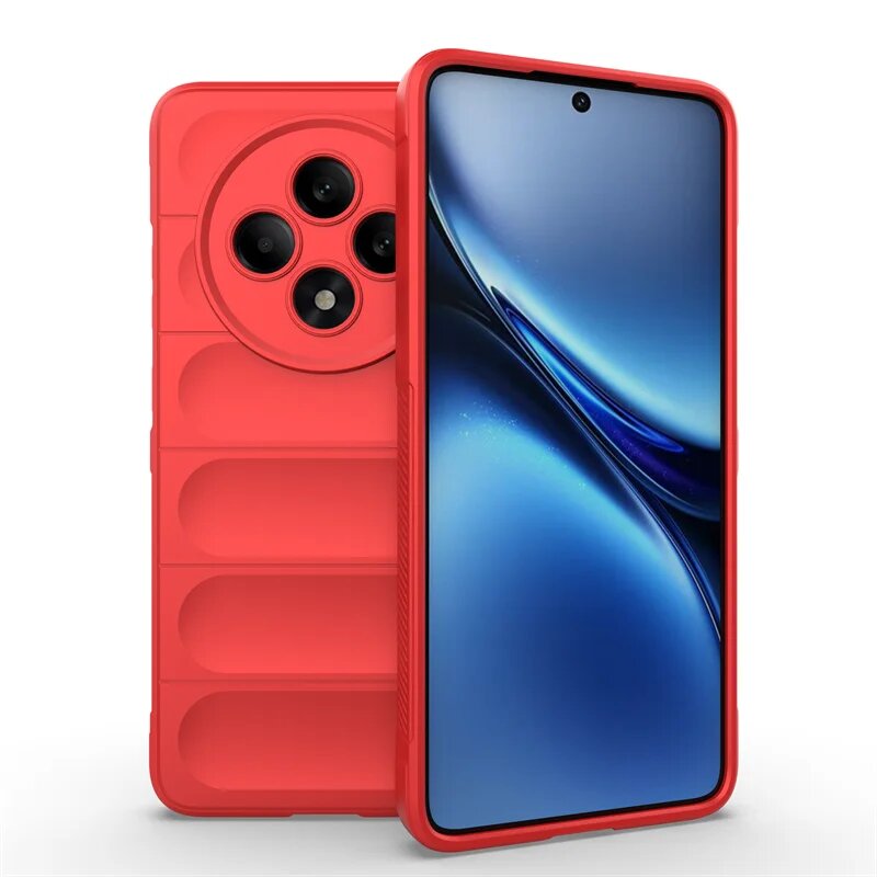 Красный чехол OPPO Reno 12FS, силикон