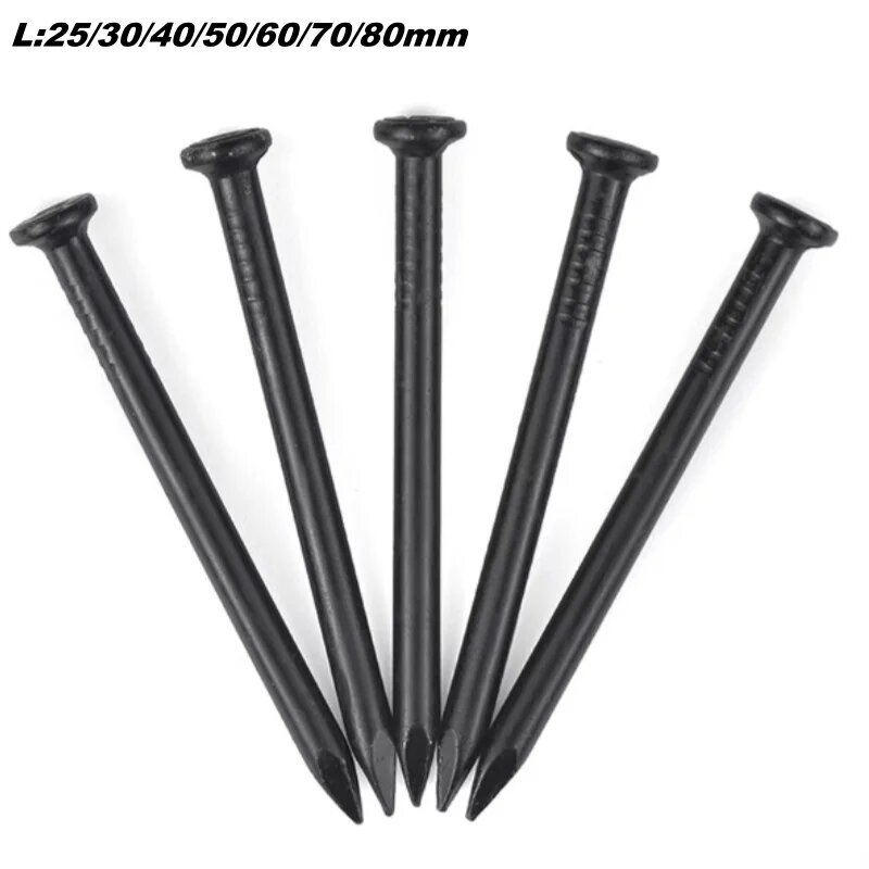 Стальные гвозди SHLUGOPN для бетона 25-80 мм 50mm 15pcs