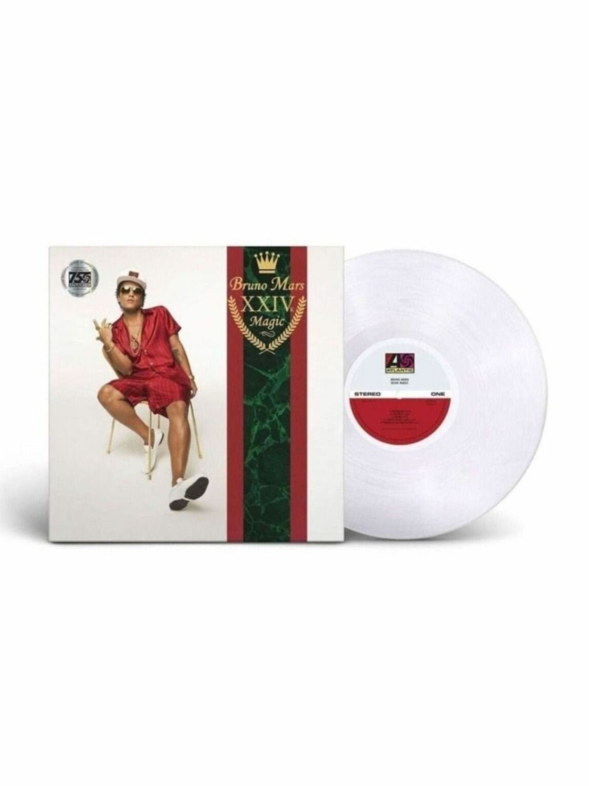 Виниловая пластинка Bruno Mars - XXIVK Magic, Crystal Clear vinyl Новый, Ori*inal